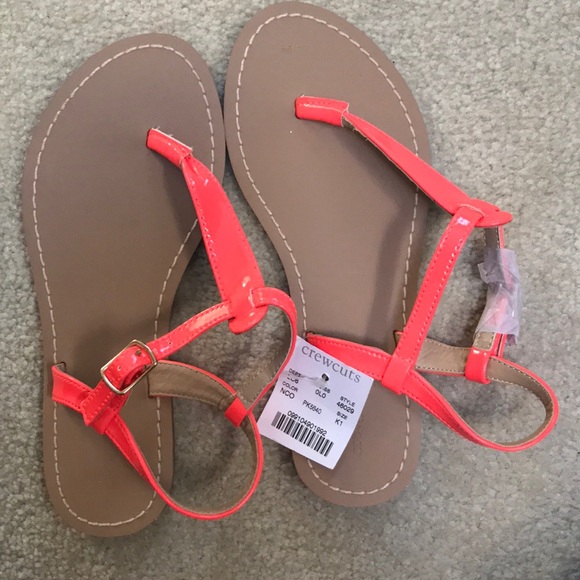 Crewcuts | Shoes | Crewcuts Kids Orange Strappy Sandals | Poshmark